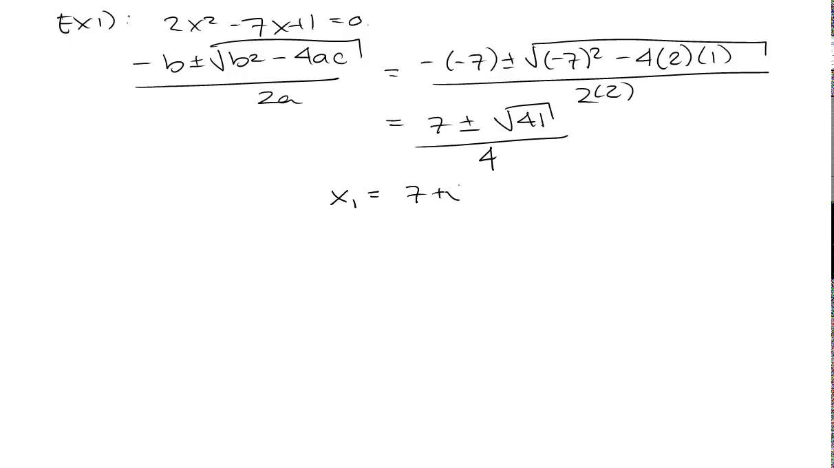Formule quadratique - YouTube