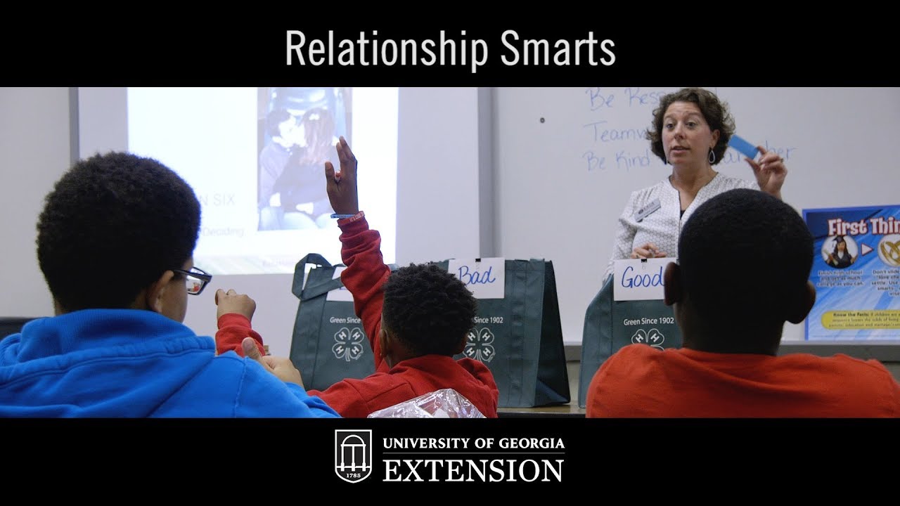 Innovative UGA Extension Program - Relationship Smarts - YouTube