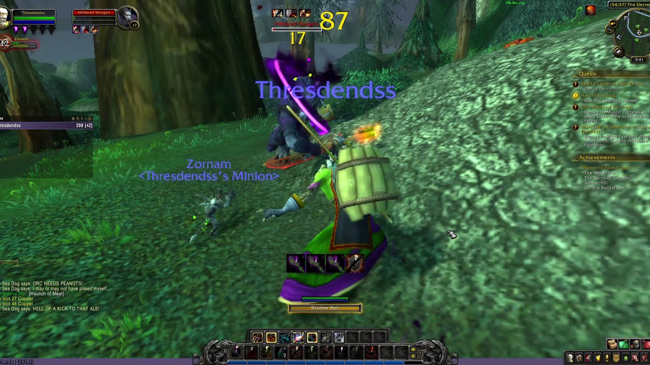 Silverpine Forest (Retail WoW) Walkthrough - Part 3 - YouTube