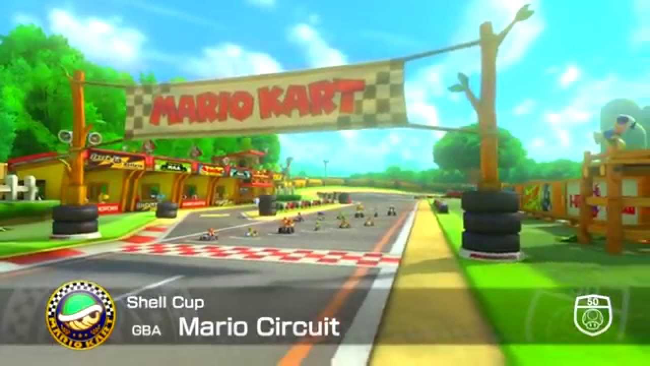 Mario Kart 8 - Shell Cup 50cc - YouTube