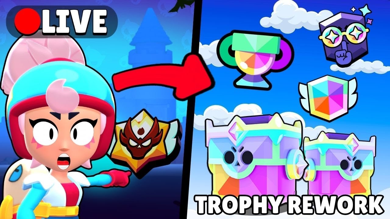🔴 LIVE PUSH MASTERS SI NOUL TROPHY REWORK! Brawl Stars Romania - YouTube