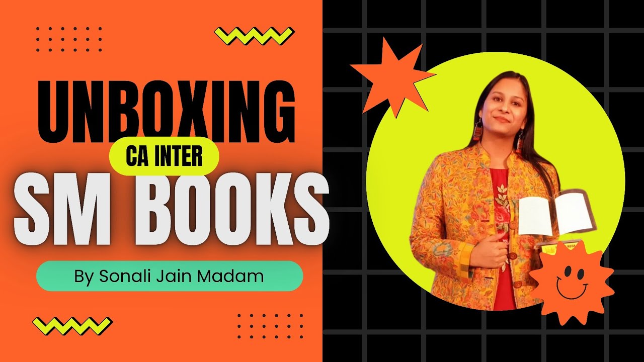 CA INTER SM BOOKS BY SONALI JAIN MADAM - YouTube