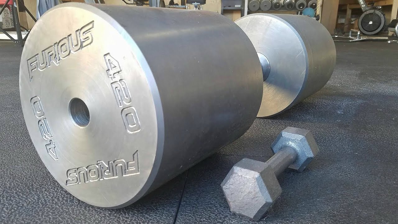 Making The Worlds HEAVIEST Dumbbell 420lbs YouTube
