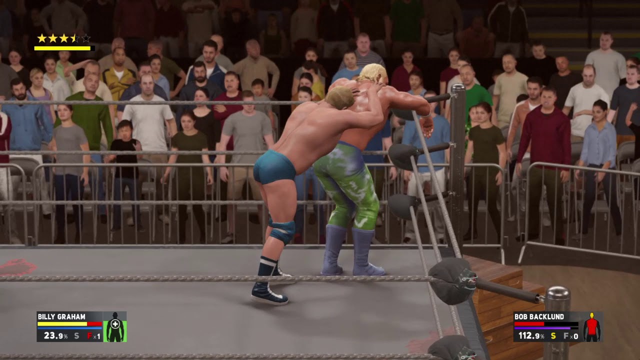 WWF classics from MSG - Bob Backlund vs Superstar Billy Graham WWF ...