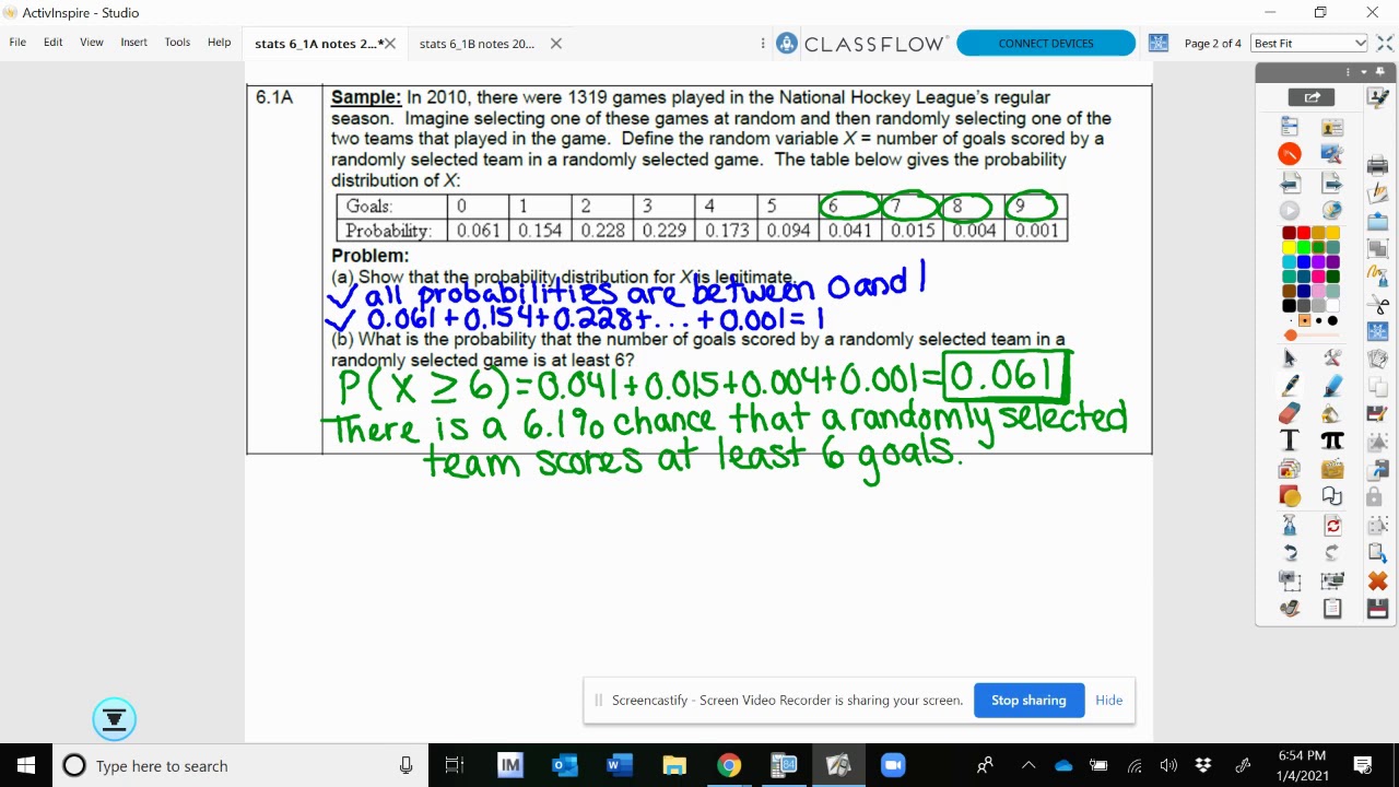 AP Statistics 6.1A Notes - YouTube