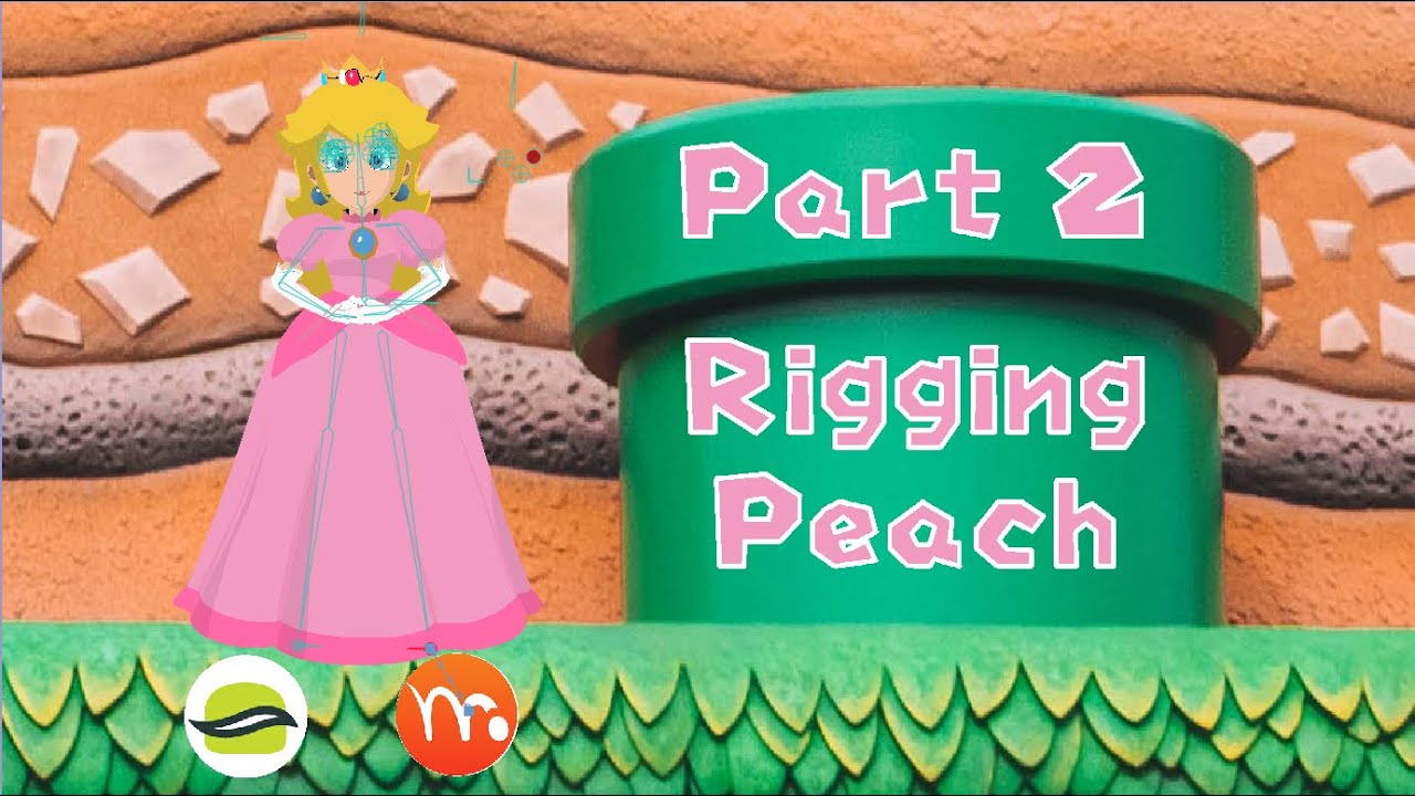 Rigging and Animating Princess Peach - Part 2 - 2.5D Made w/ Moho Pro ...
