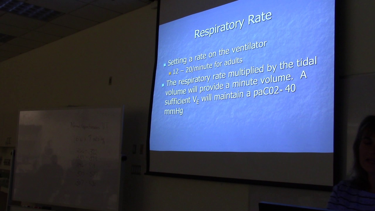 Mechanical Vent Lecture Week 2 part 4 - YouTube
