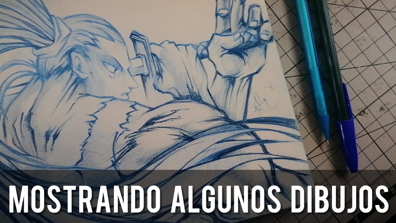 Mostrando algunos de mis dibujos!! - YouTube