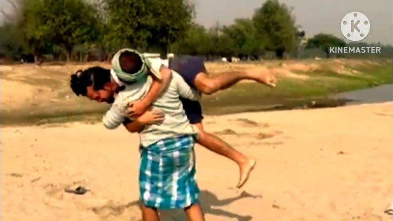 Ramu apne bete ko utha kar patak raha hai new fun comedy video 2025. - YouTube