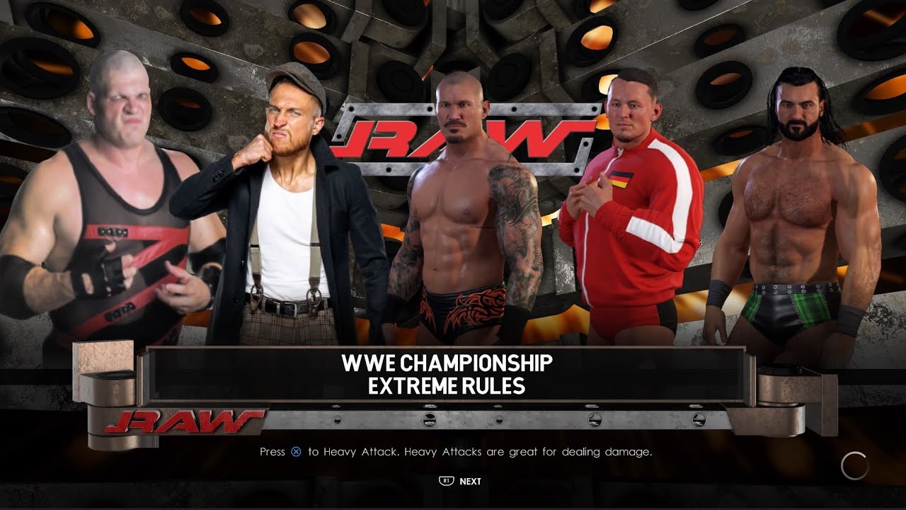 WWE 2K22 - Kane'03 VS. Butch VS. Randy Orton VS. Kaiser VS. Drew ...