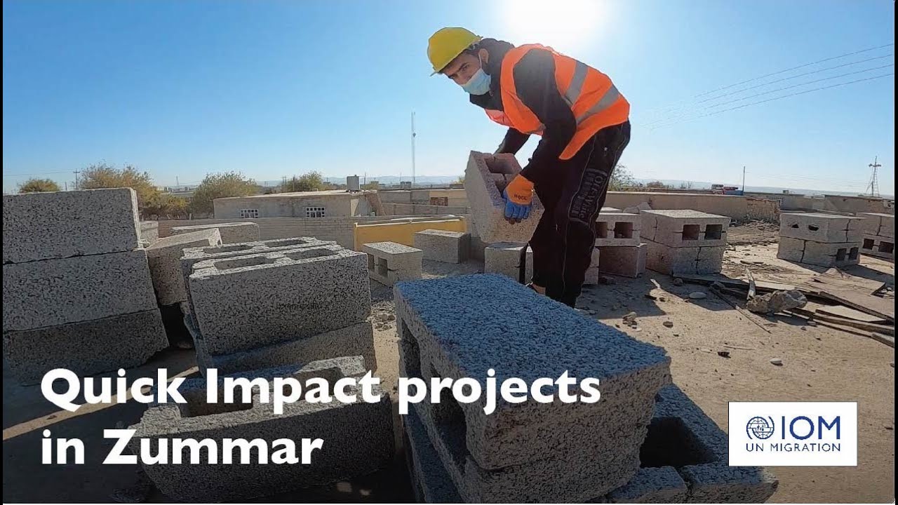 Quick impact projects in Zummar - YouTube