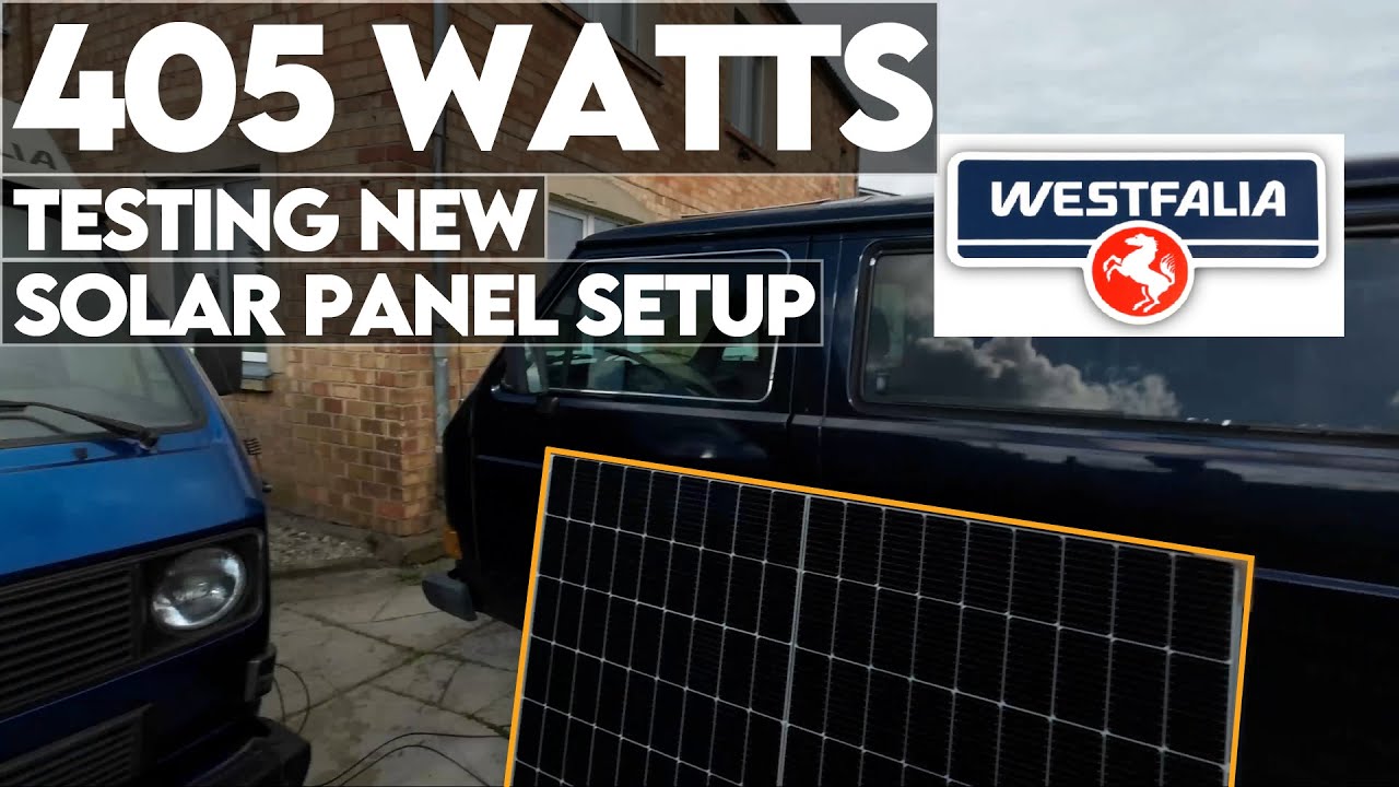 Testing new 405 Watts solar panel with Epever tracer - YouTube