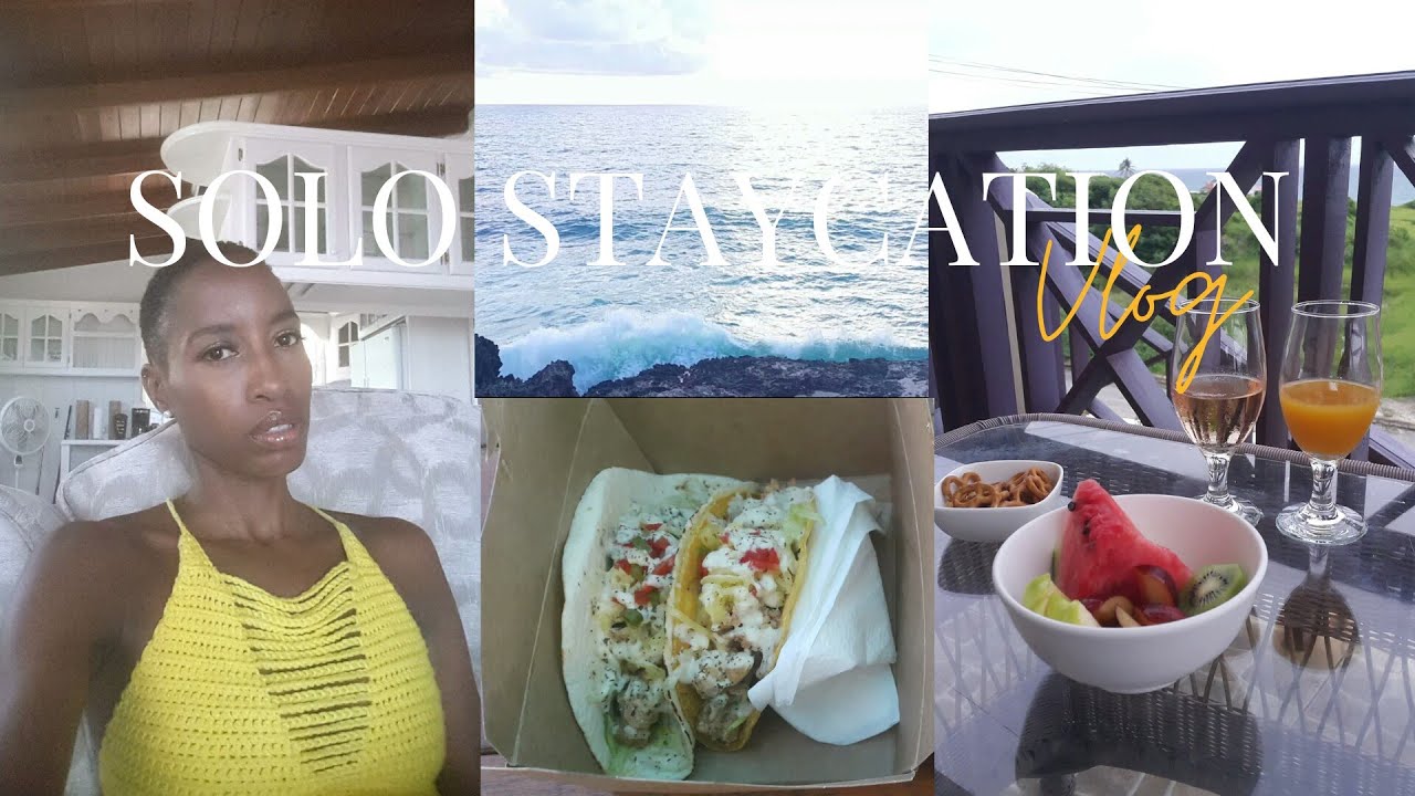 VLOG: First SOLO Staycation | Barbados - YouTube