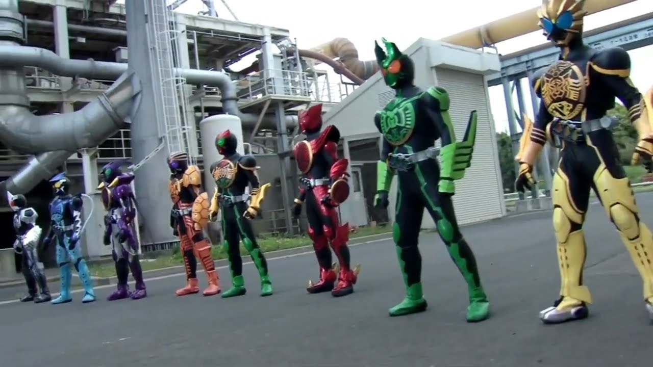 Kamen Rider OOO Wonderful: The Shogun and the 21 Core Medals - Bossfight - YouTube