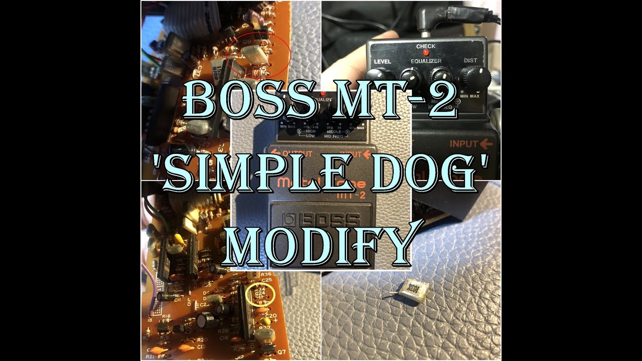 Boss Metal Zone (MT-2) Modify - YouTube