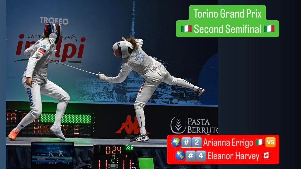 Torino Grand Prix 2025 SWF - L4 - Arianna Errigo ITA v Eleanor Harvey ...