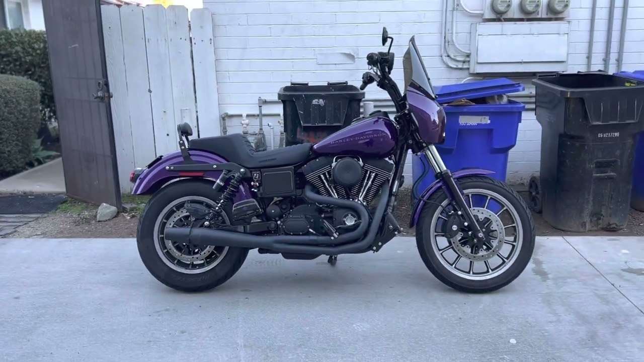 Harley Davidson Dyna FXDX Thunderheader Sound Clip - YouTube