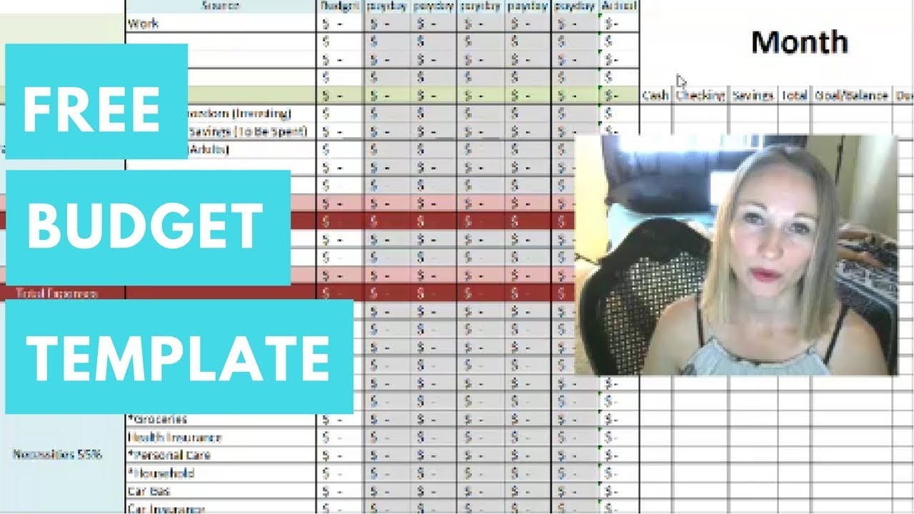 How To Use My Free Budget Template and Cash Flow Plan - YouTube