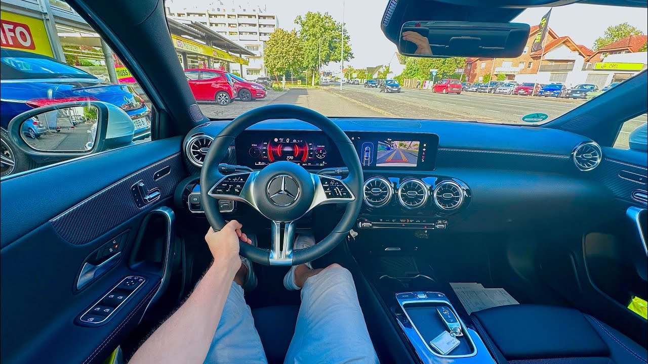 Mercedes A-Class Sedan Test Drive POV No Comment - YouTube