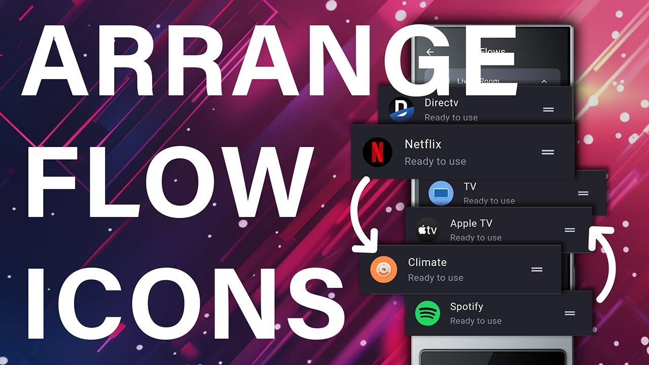 Rearranging Flow Icons in a Room - YouTube