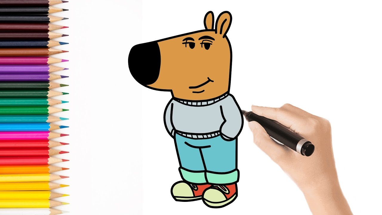 How to DRAW a CHILL GUY Step By Step - YouTube