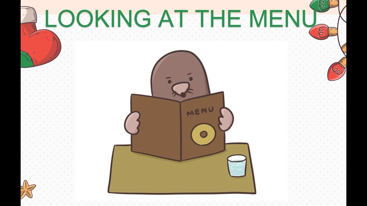 IDENTIFY MENU AT A FAST FOOD RESTAURANT - YouTube