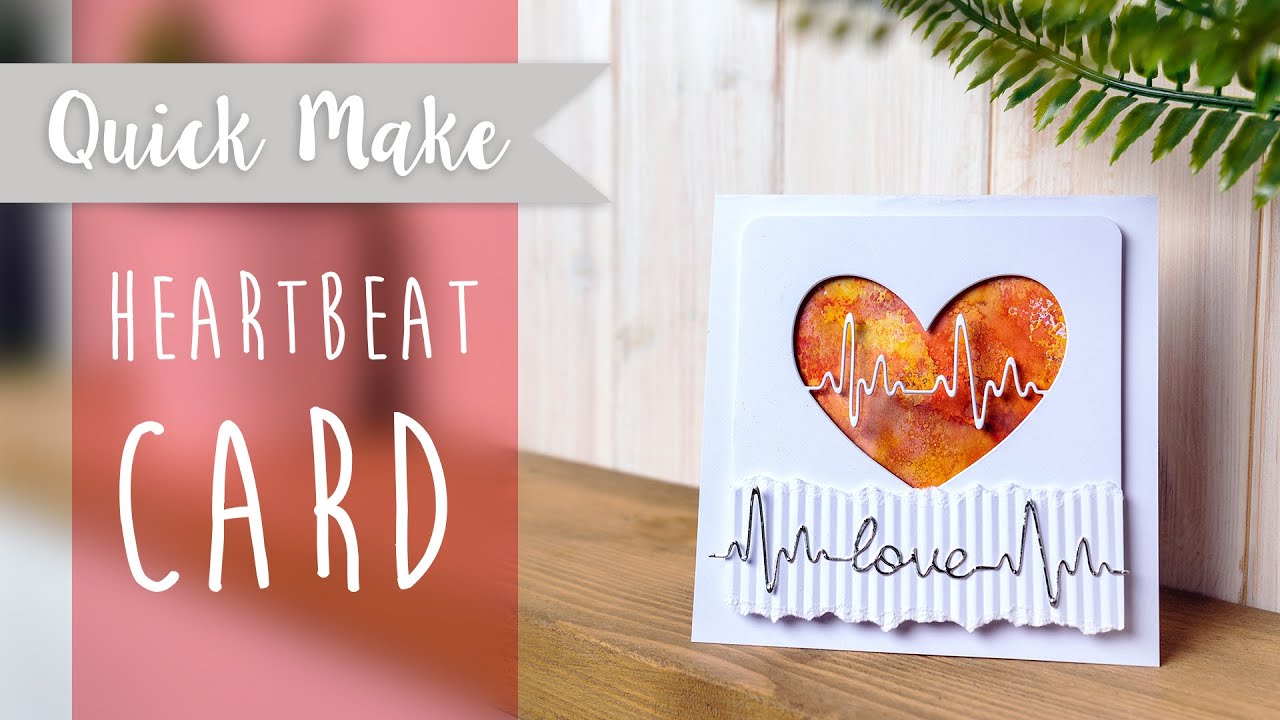 How to Create a Heartbeat Card - Sizzix - YouTube
