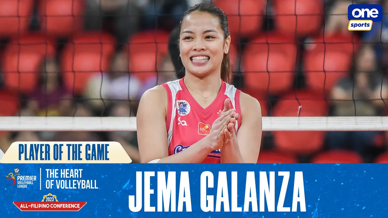 Galanza solidifies stellar showing in Creamline semis rout | 2023 PVL ...