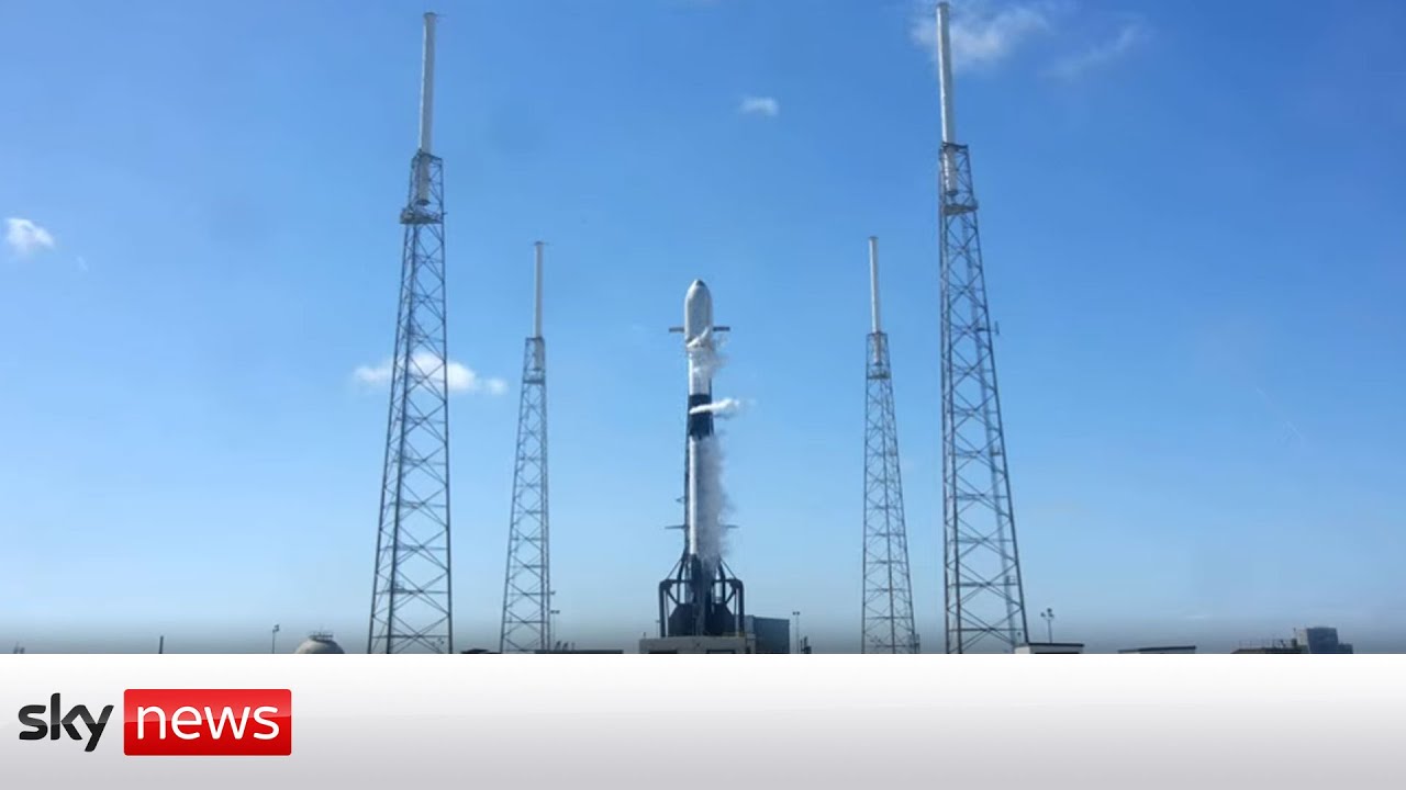 SpaceX launches rocket with 56 Starlink satellites to low-Earth Orbit ...