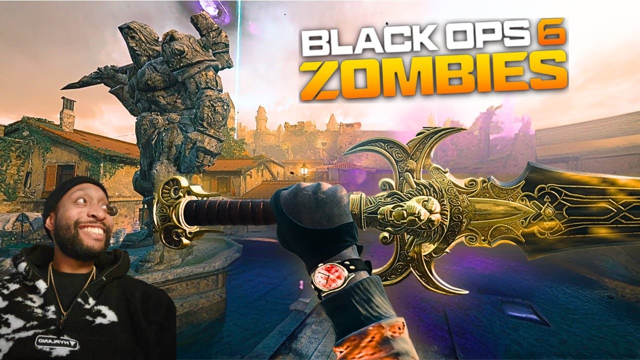 ALL ELEMENTAL SWORD UPGRADES! on the new BLACK OPS 6 ZOMBIES MAP ...