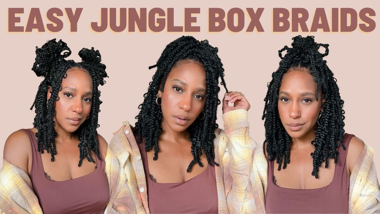 Jungle Box Braids| Crochet Illusion Method| Toyotress - YouTube