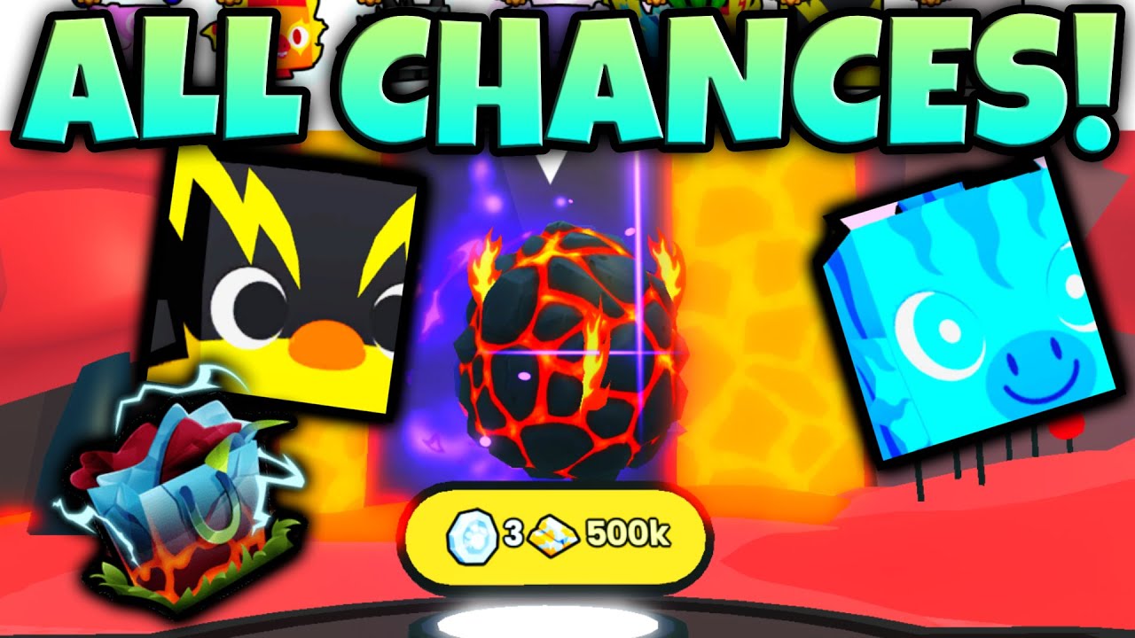 ALL Chances For Elemental World HUGES Are INSANE!!🍀😱-pet simulator 99 ...