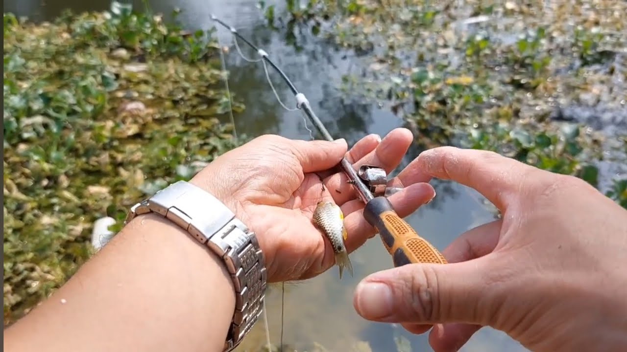 MINI FISHING ROD MAKING FOR FISHING 🎣 - YouTube