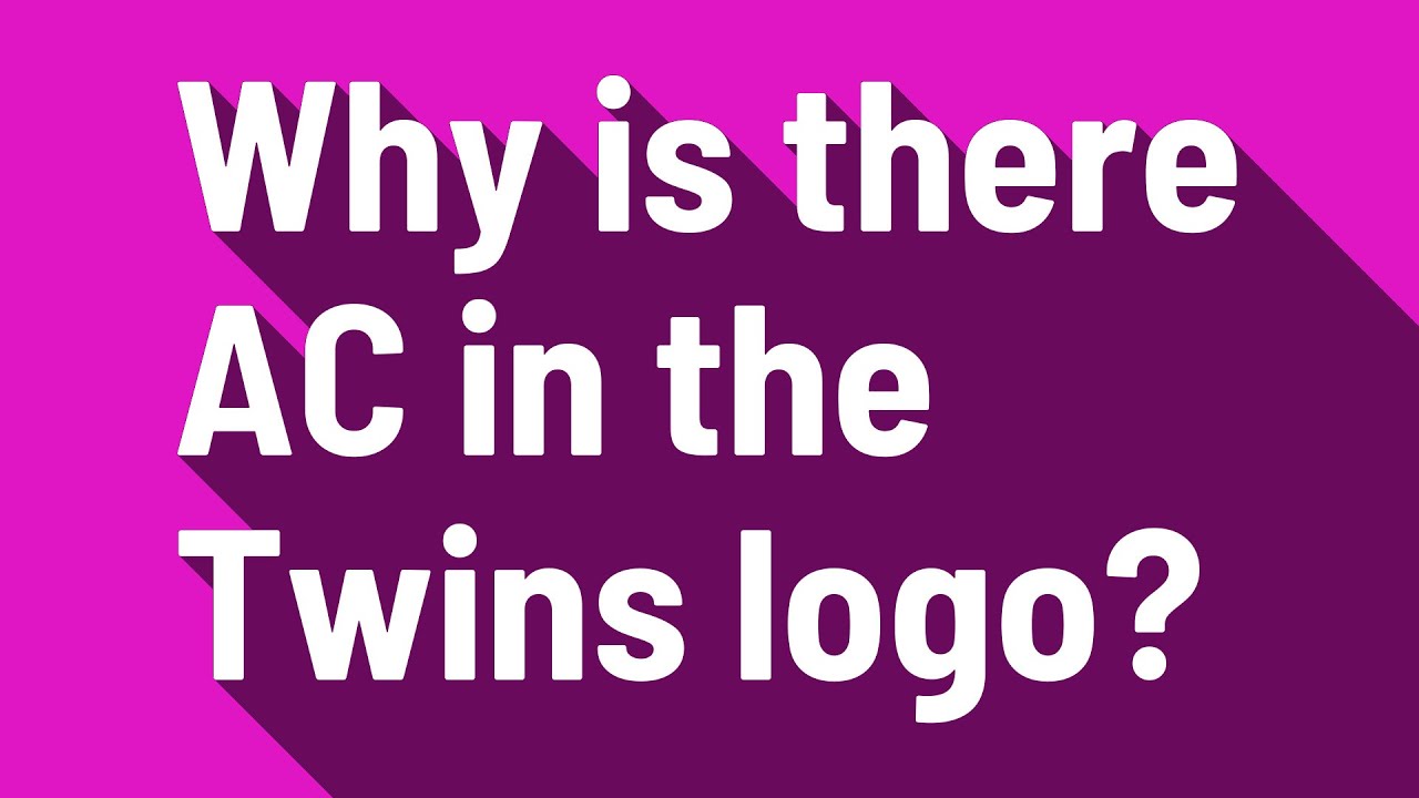 Why Is There AC In The Twins Logo YouTube why-is-there-ac-in-the-twins-logo-youtube
