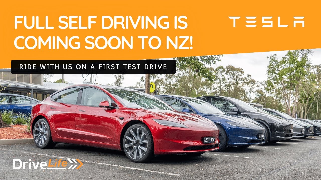 We test out Tesla's Full Self Driving feature, and it's coming to NZ ...