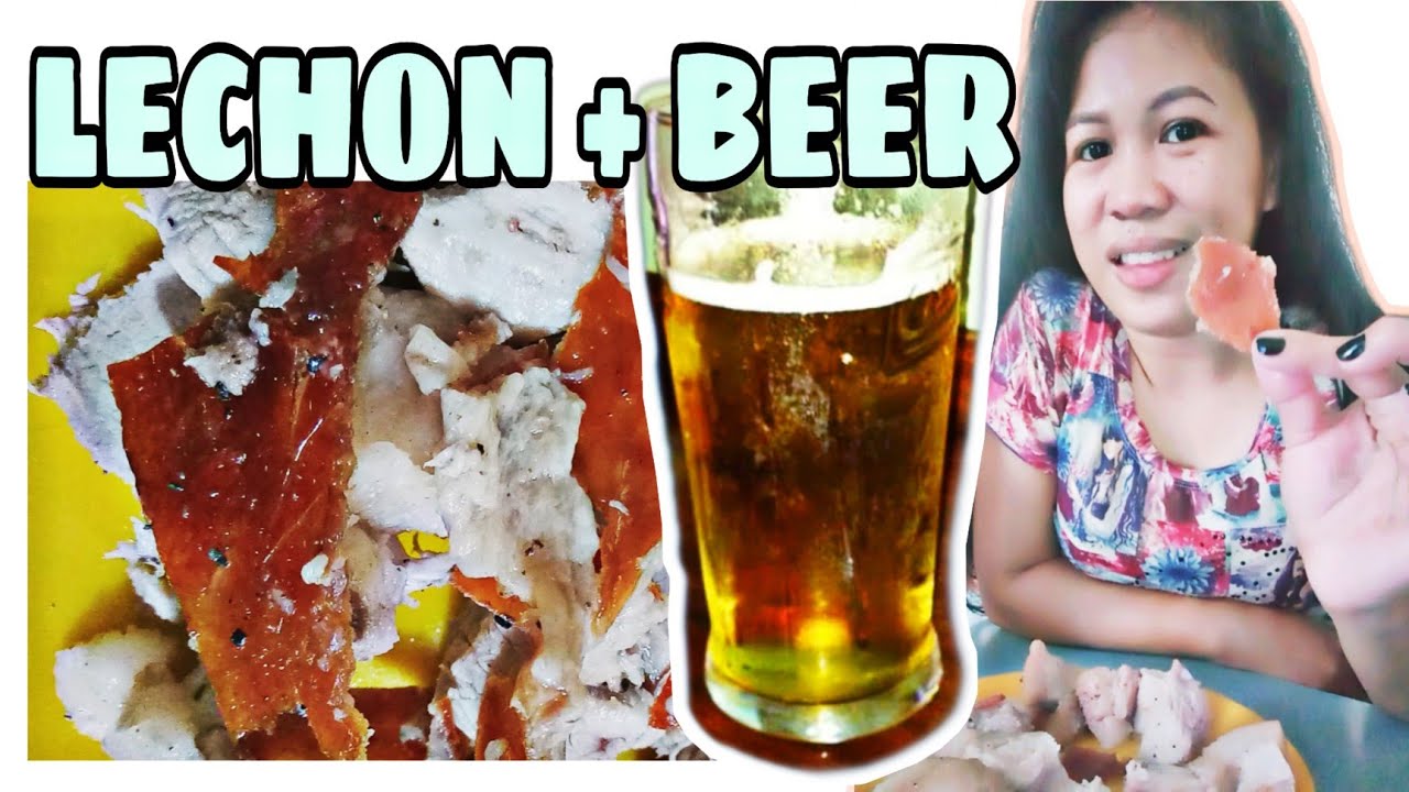 CRISPY LECHON AT BEER! @cookwithmay834 - YouTube