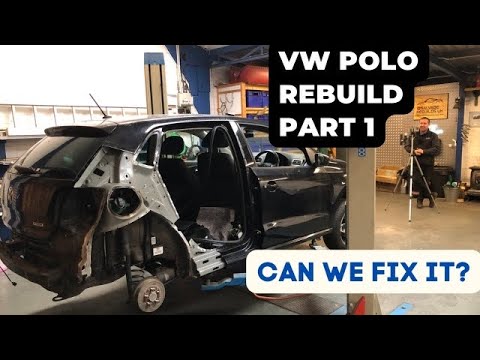 HOW BAD IS THIS ACCIDENT DAMAGED 2017 VW POLO ??? - YouTube