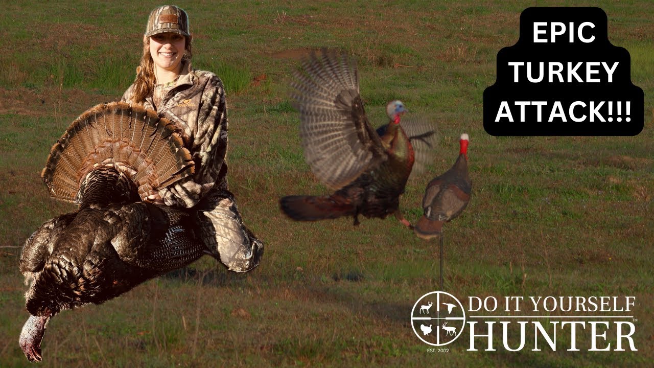 HER FIRST TURKEY!!! OVER the SHOULDER - YouTube
