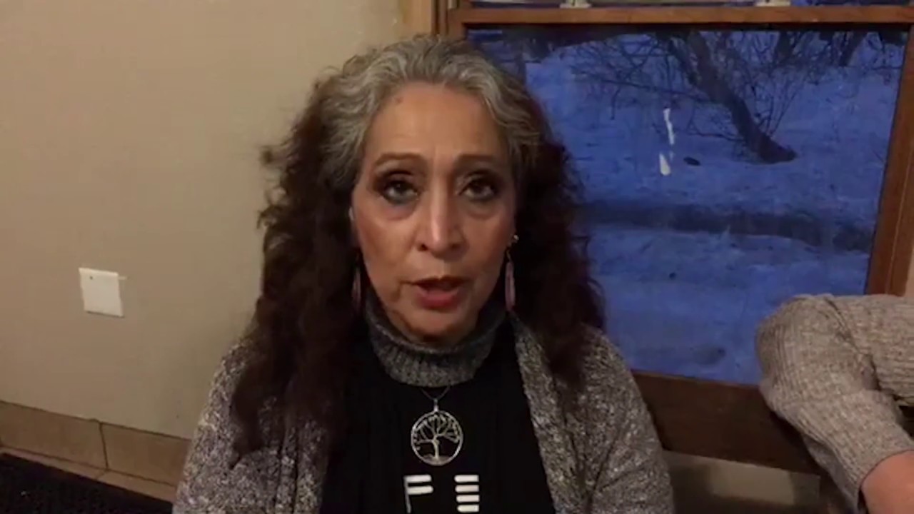 LaDonna Brave Bull Allard Questions Tribe Entering Her Land - YouTube