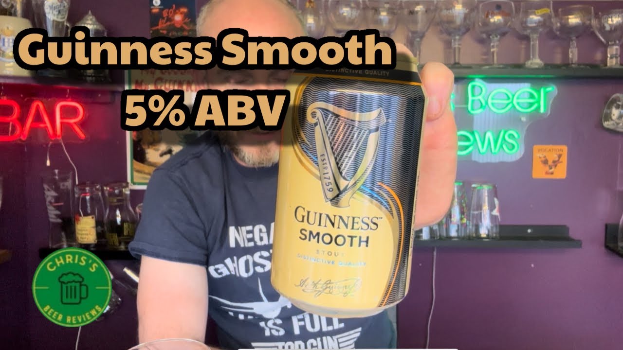 Guinness Smooth 5% ABV - YouTube
