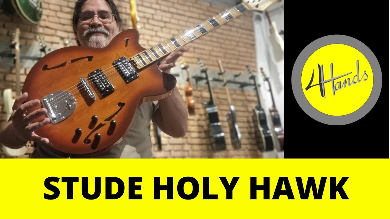 GUITARRA STUDEBACKER HOLY HAWK SEMI ACÚSTICA NATURAL - YouTube