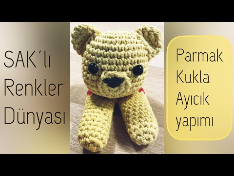 Amigurumi Parmak Kuklası Ayıcık | Örgü Oyuncak | Finger Puppet | Finger Puppe