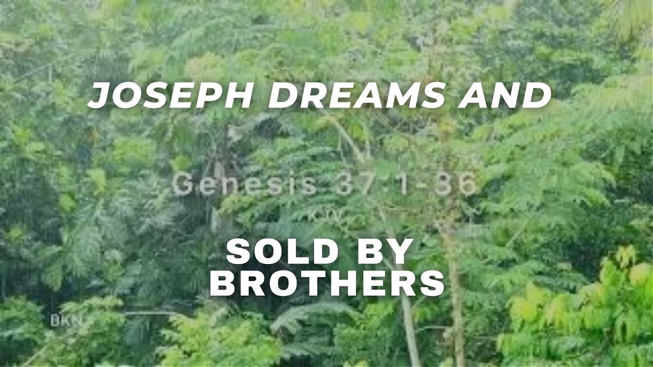 Joseph Dreams & Sold By Brothers | Torah Daily - Genesis 37:1-36 - YouTube