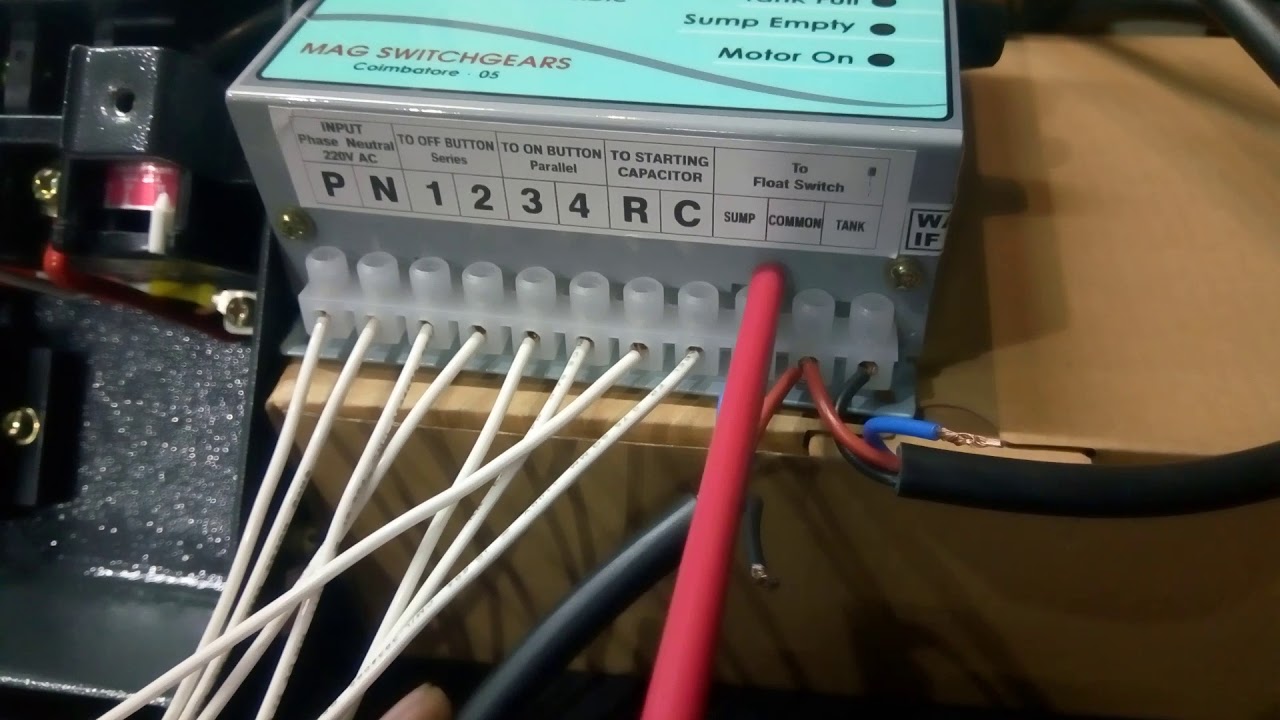 Water Level Controller For Submersible Motor - YouTube