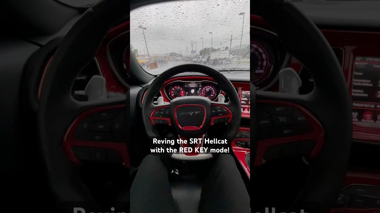 SRT Hellcat RED EYE rev!🦁🔥 #carsalesman #hellcat #challenger #srt # ...