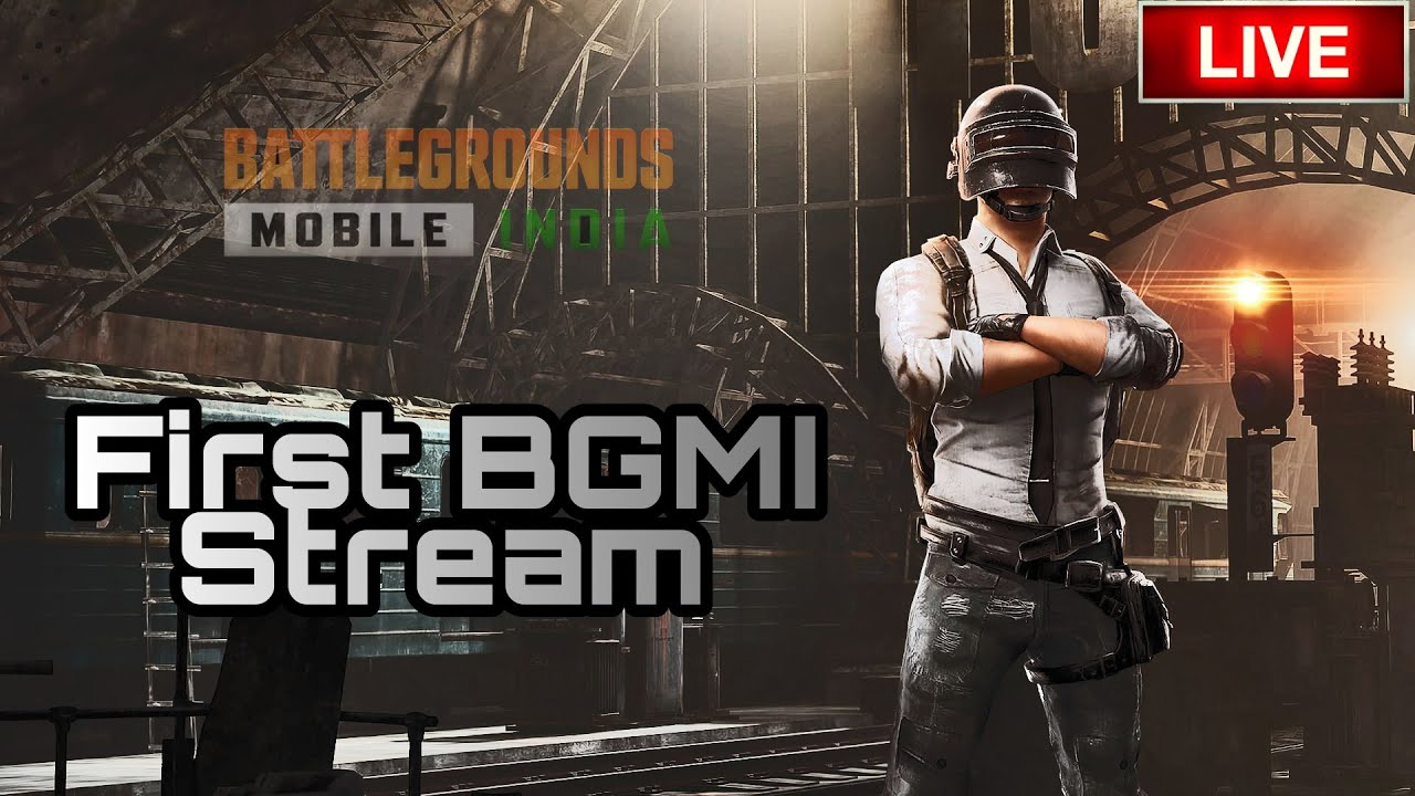 BGMI : First Live stream 😁😀 - YouTube