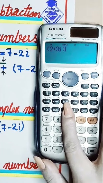 Multiplying complex numbers using Calculator - YouTube