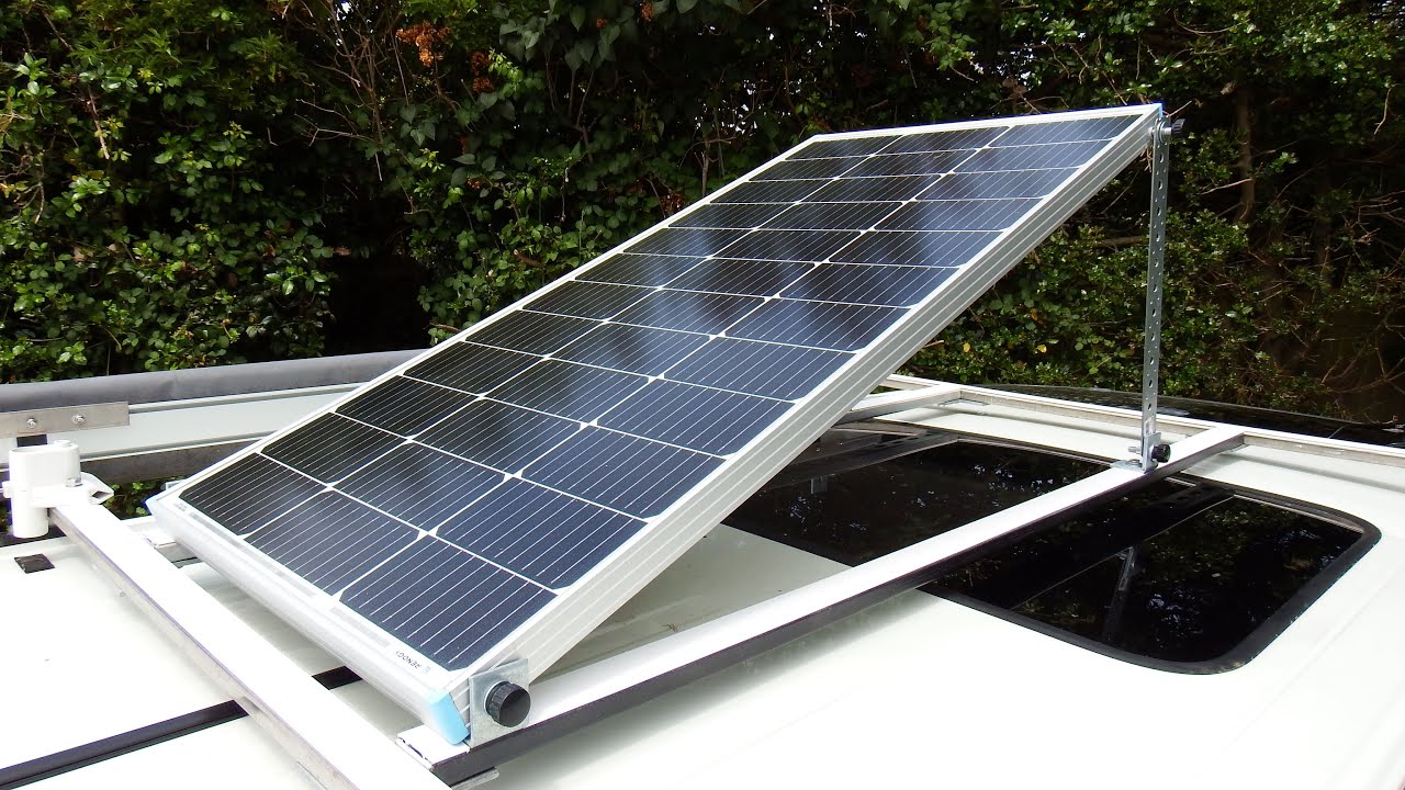 Elgrand Roof Rack with Solar Panel - YouTube