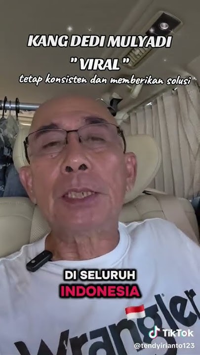 Dedy mulyadi dimata Tendy irianto #dedymulyadi #konsistensi #beritaviral - YouTube