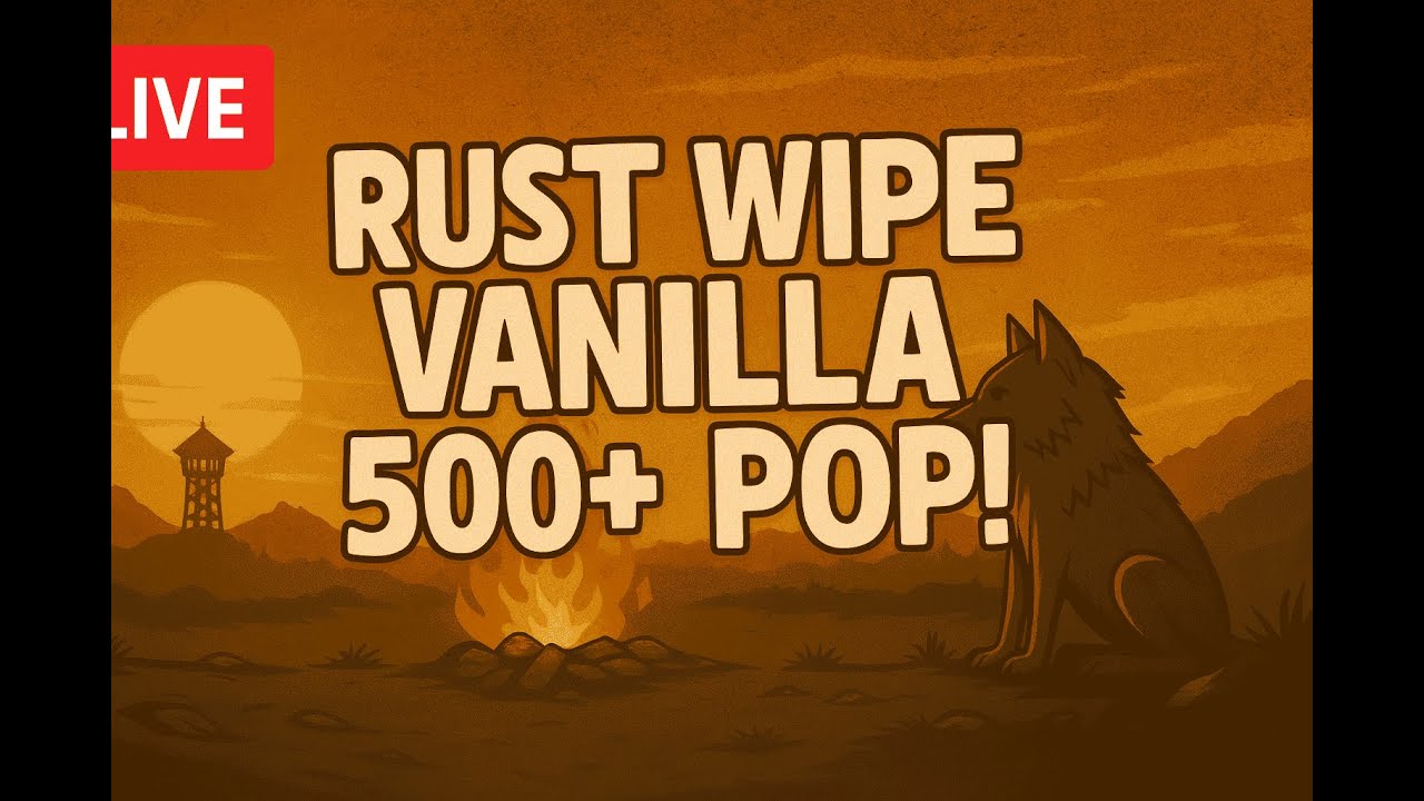 Rust Wipe Day (LIVE) Vanilla Trio Server - YouTube
